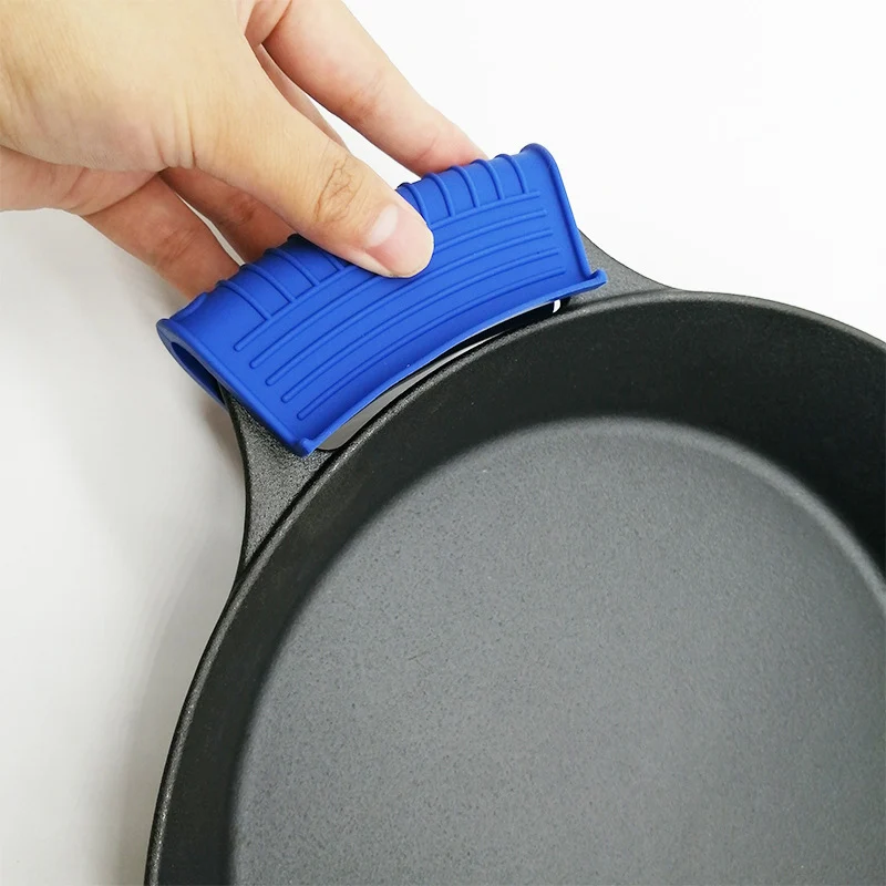 Silicone Heat Resistant Pan Clip Pan Shovel Clip Anti-scalding Pot ...