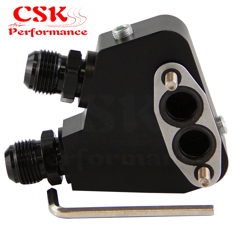 GM LSX OIL COOLER ADAPTER FIT BILLET LS1 LS2 LS3 LSX VE HSV VZ DRAG ...