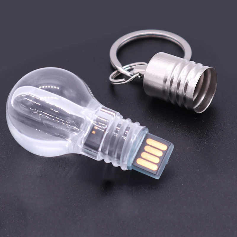Light Bulb Model USB Flash Drive 2.0 16GB 8GB 32GB 4GB 64GB Usb Pendrive Memory Stick Creative ...