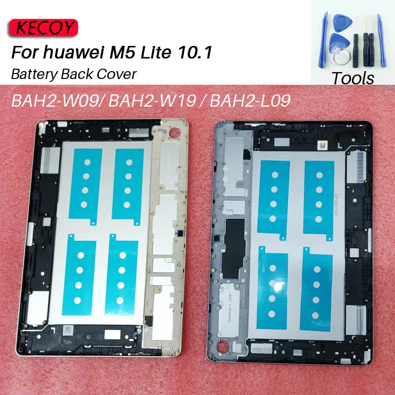 1Pcs 화웨이 MediaPad M5 라이트 10 10.1 하우징 배터리 커버 BAH2 W09 BAH2 W19 BAH2 L09 ...