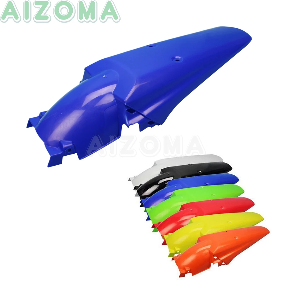 Blue Rear Fenders Universal Motorcycle Mud Plate Fender For Yamaha ...