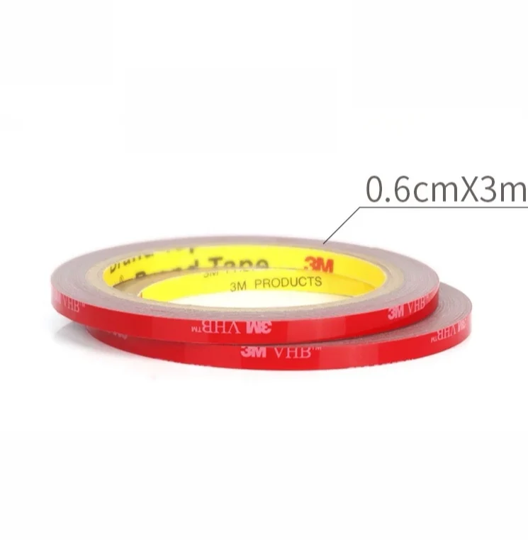 Ruban adhésif double face - 3M - 5608 VHB - 30mm x 3M - Mousse acrylique forte - Résistant aux ...