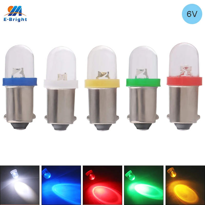 10PCS BA9S 1893 1895 Bulb DC 6V 6.3V GE 44 47 755 756 Bulbs for Pinball ...