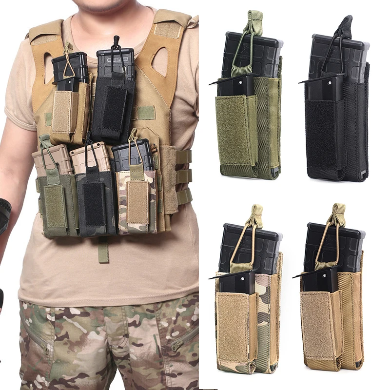 Hunting Rifle M4 / M14 / AK Molle Mag Pouch Holder 5.56 Magazine Pouch ...