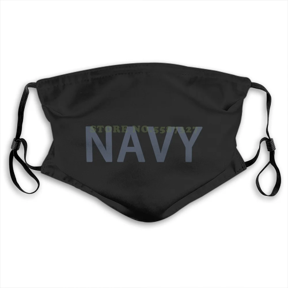 Face Mask United States Navy Us 1452 Fashion Funny Design White Black ...