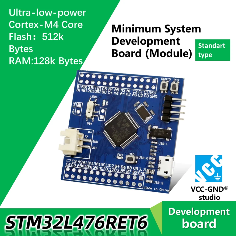 Stm32l476ret6 Stm32l476 L476 Stm32l4 Ultra Low Power Dev Board Demo Board Arm Core Board Minimum