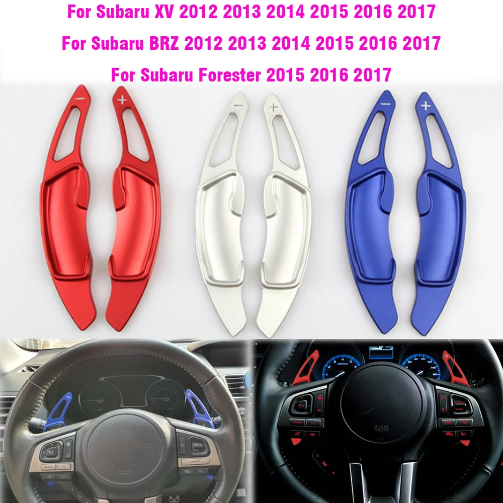 Aluminum-Steering-Wheel-Shift-Paddle-Shifter-Extension-For-Subaru ...