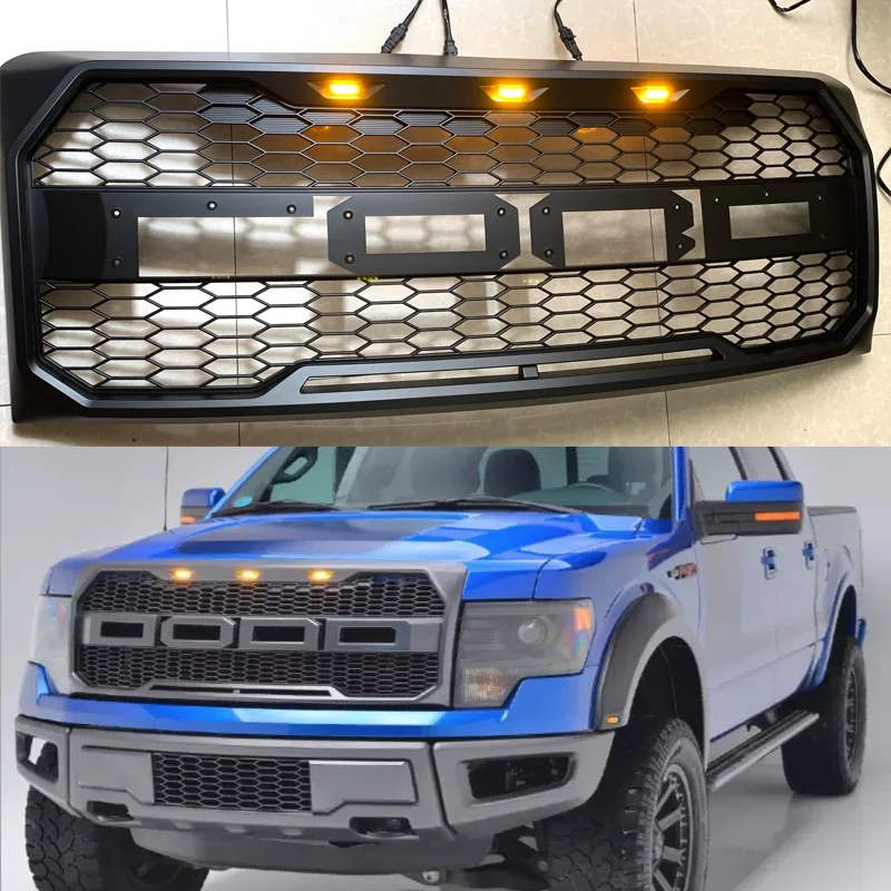 Modified For Ford F150 Grill Raptor Style For F 150 2009 2010 2011 2012 ...