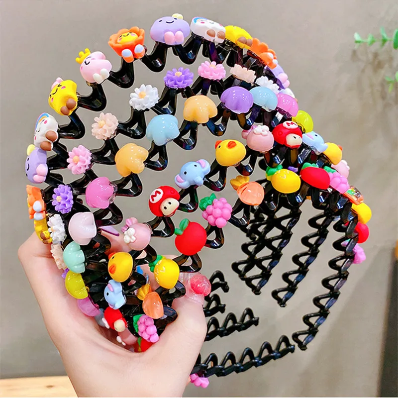 New-Cute-Cartoon-Fruits-Flower-Hairbands-For-Little-Girls-Sweet-Head ...