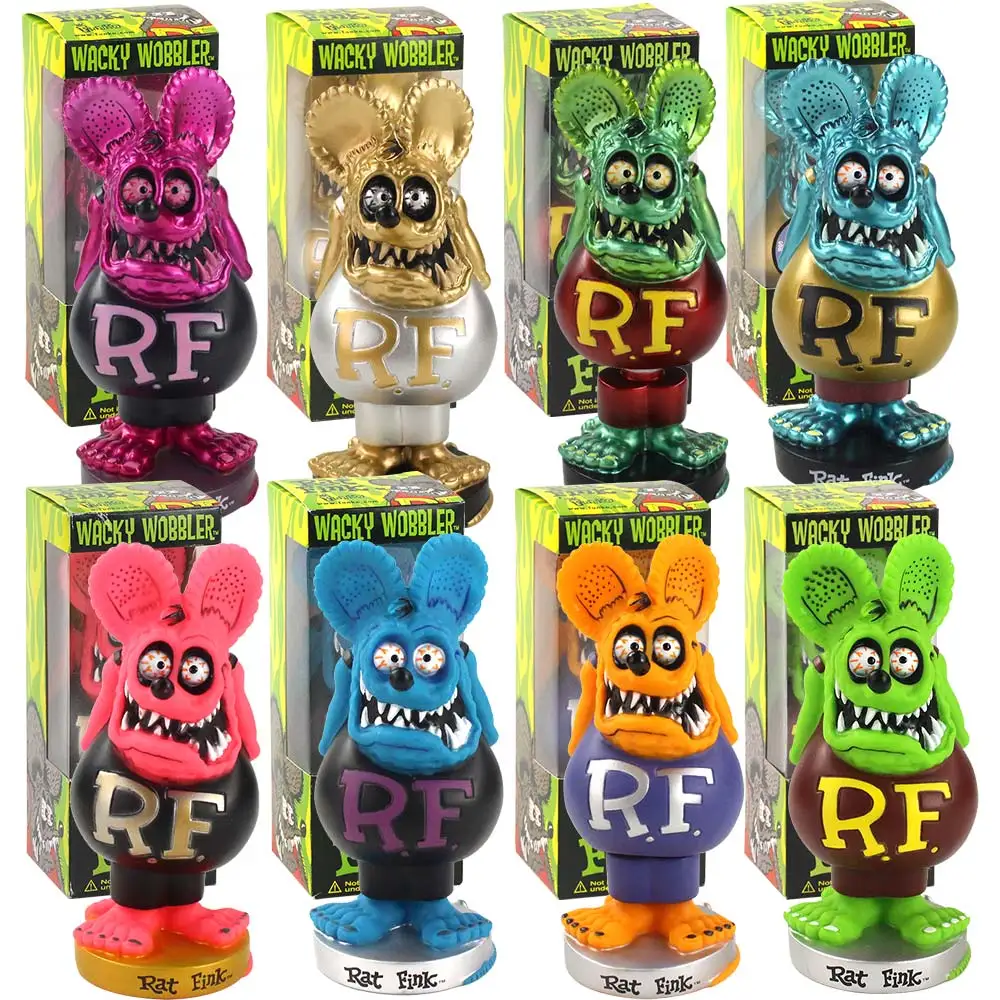 18cm-8Styles-RAT-FINK-Bobblehead-Doll-Crazy-Mouse-PVC-Action-Figure ...