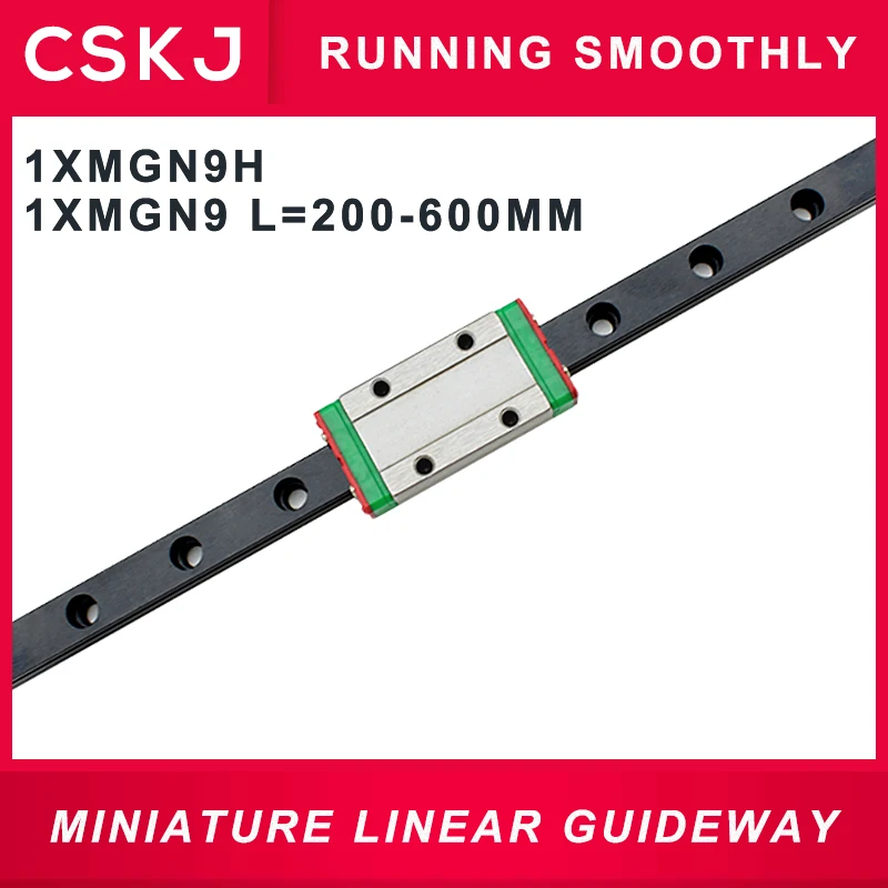 VORON Design Black Oxide Linear Rail MGN9 300 350 400 450 500mm With ...