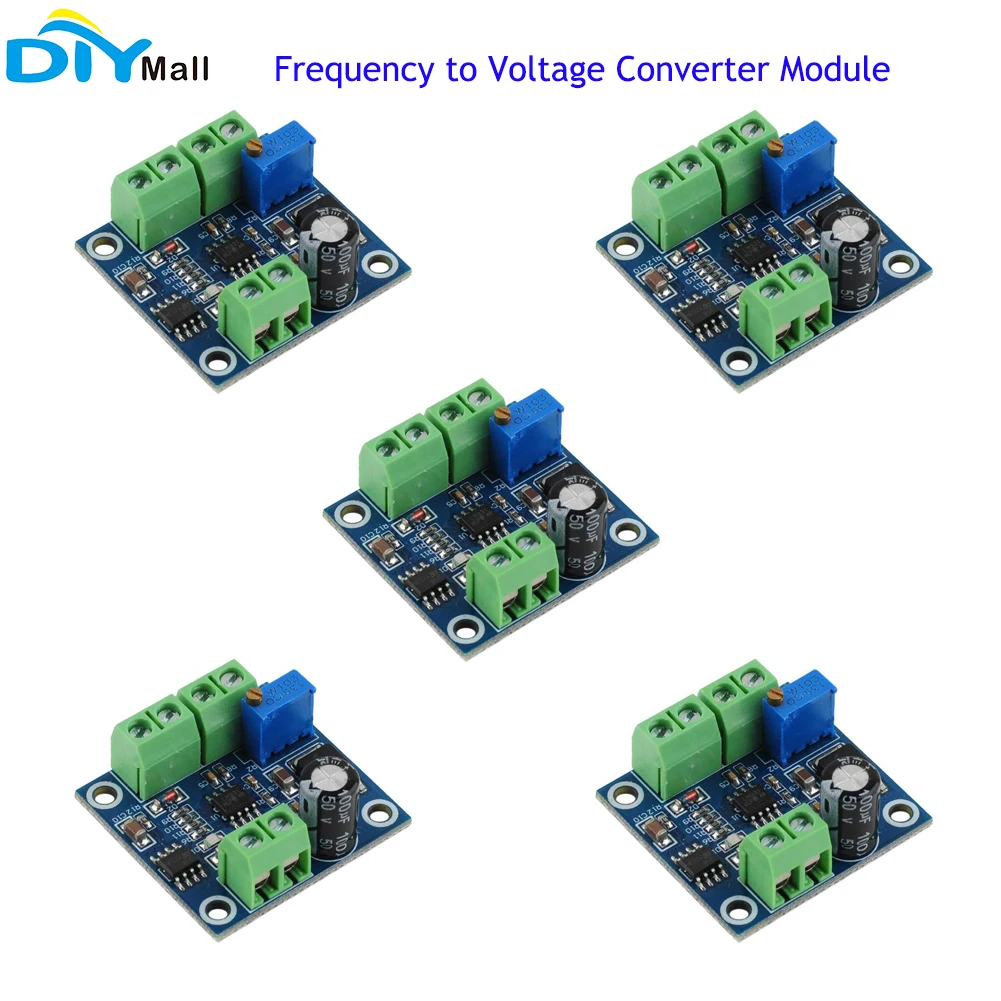 5pcs Frequency To Voltage Converter Module 0-1khz To 0-10v For Plc And ...