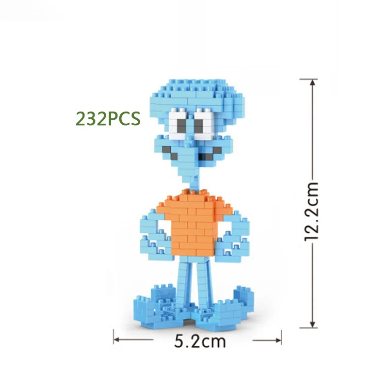 American cartoon Star image micro diamond building block SpongeBob ...