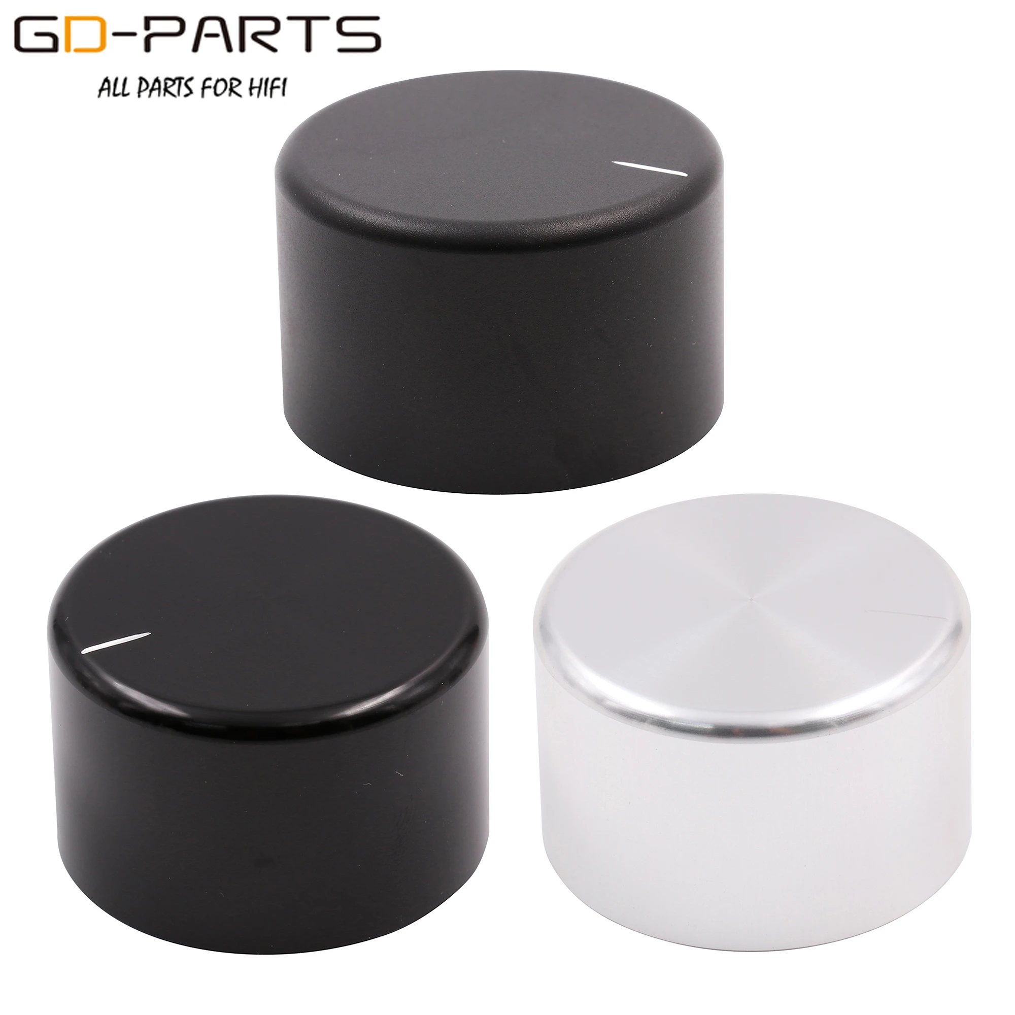 35*22mm Machined Solid Aluminum Knob For Hifi Audio Tube AMP Turntable ...