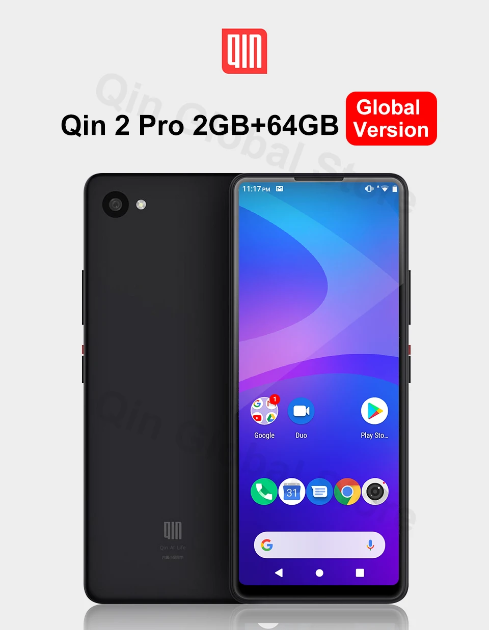 Global Version QIN 2 Pro Full Screen Phone 4G Network With Wifi 5.05 ...