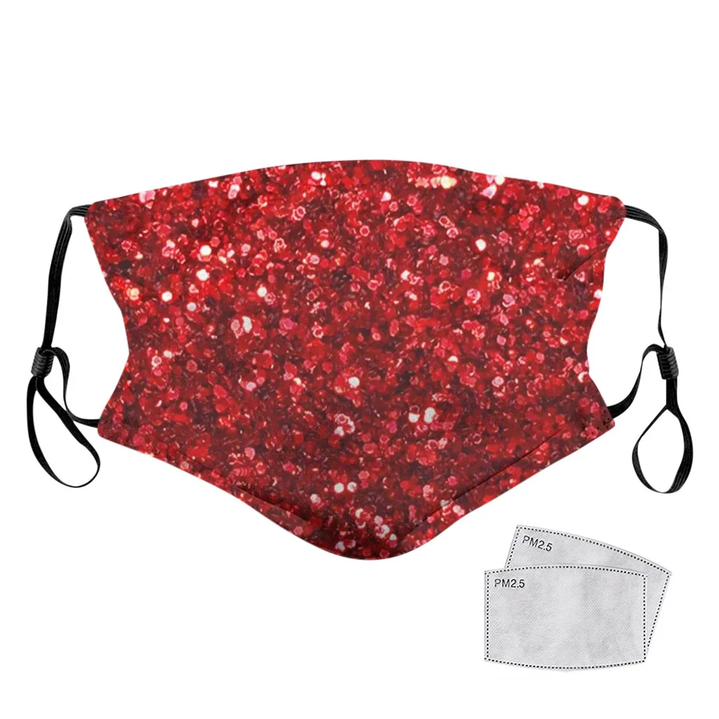 Designer Fashion Face Mask Sequin Print Washable Reusable • Sadoun ...