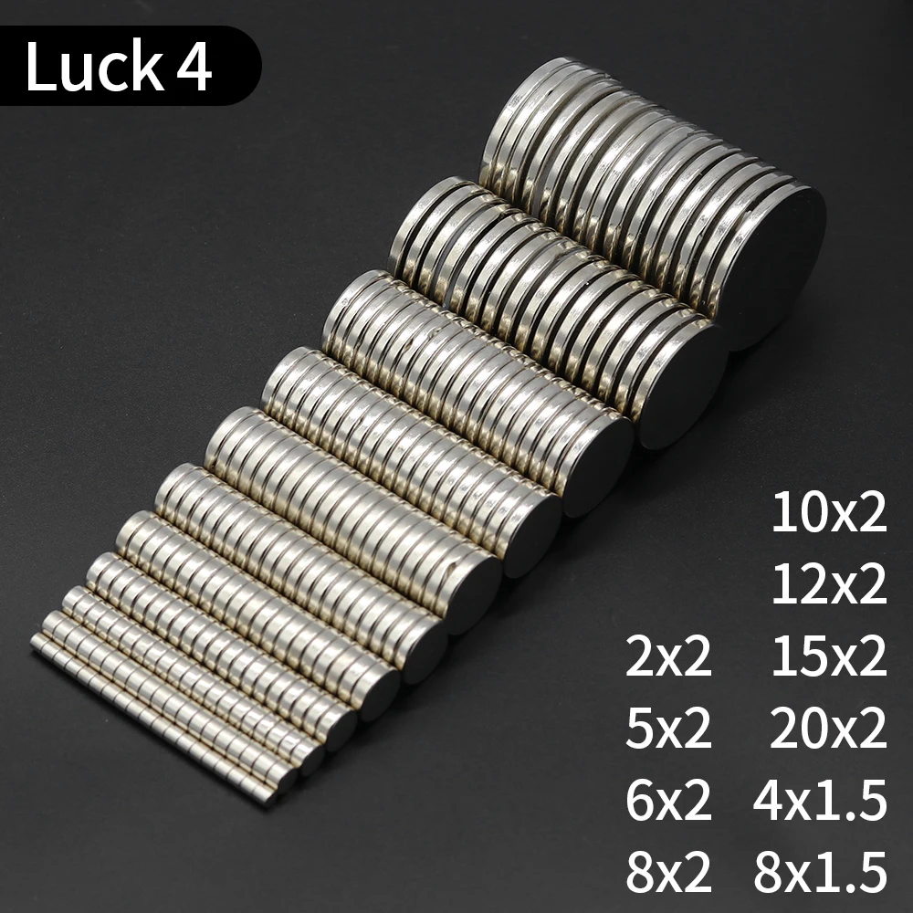 Round Magnet 2x2,4x2,5x2,6x2,8x2,10x2,12x2,15x2,20x2mm Neodymium N35 ...