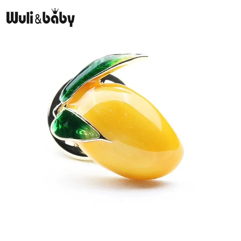 Mango Accessories Jewelry | Enamel Mango Collar Pins | Enamel Brooch ...