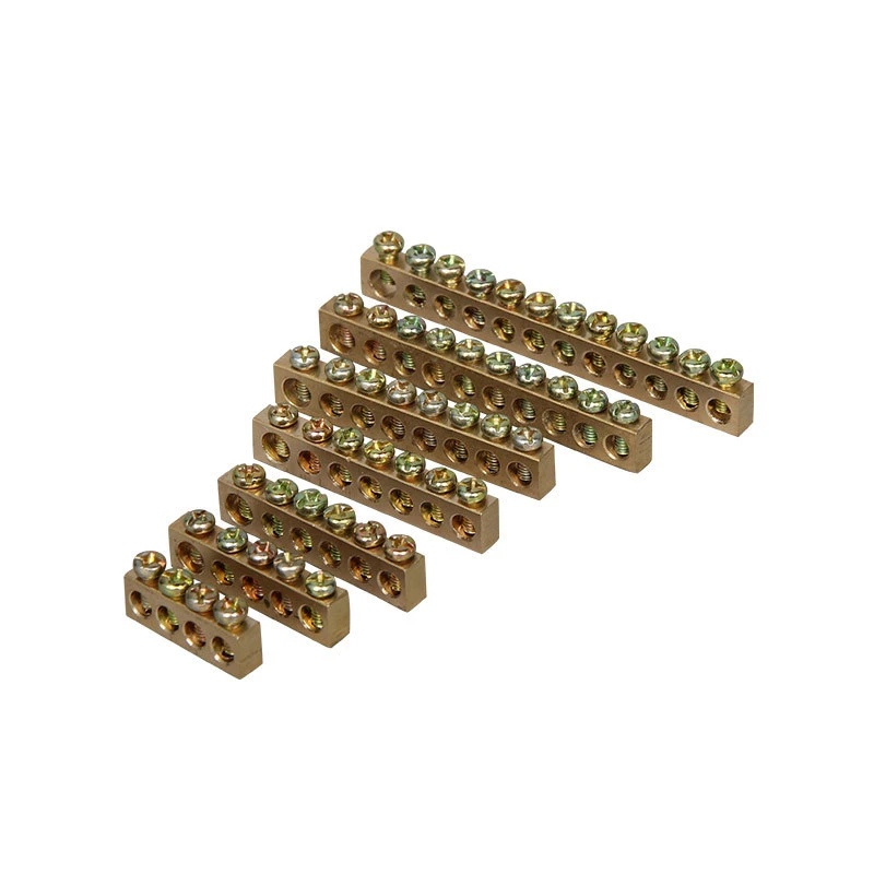 1pcs Copper Terminal Wiring Distribution Box Grounding Brass Connection ...