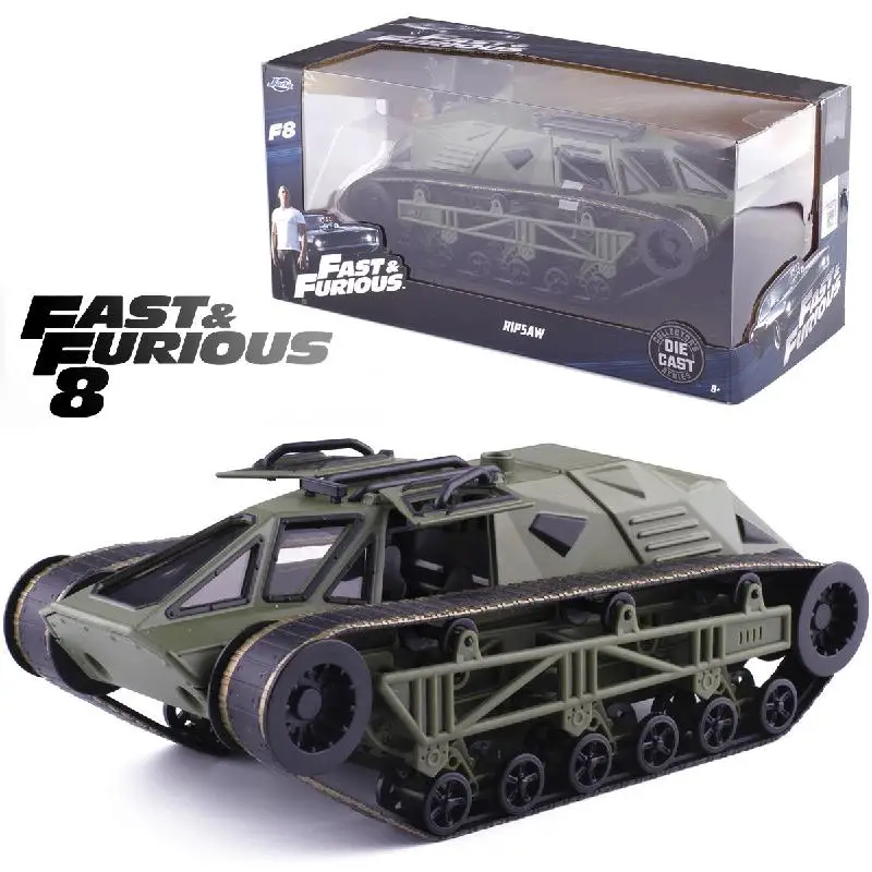 1:24 Scale Fast And Furious Diecast Caterpillar Tread Tank Model Toy ...