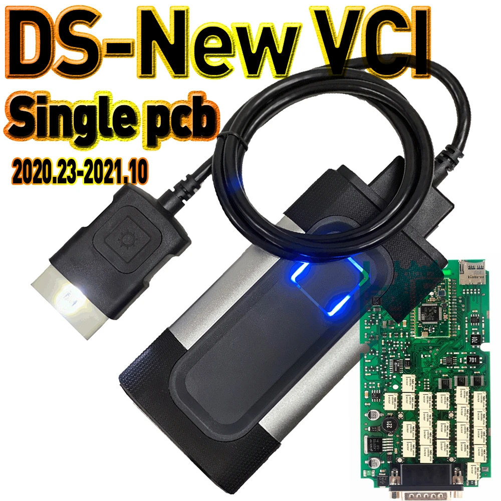 Cars Trucks A+ Quality Single Board DS150e New VCI 2020.23 Update To ...