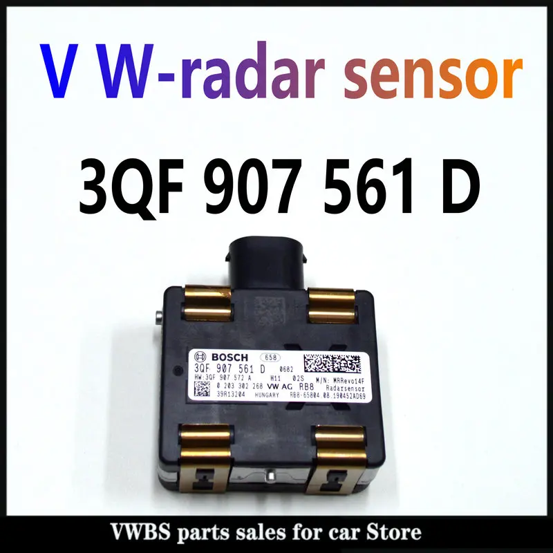 DISTANCE CONTROL RADAR SENSOR 3QF907561D ACC CONTROL UNIT Or ACC ...