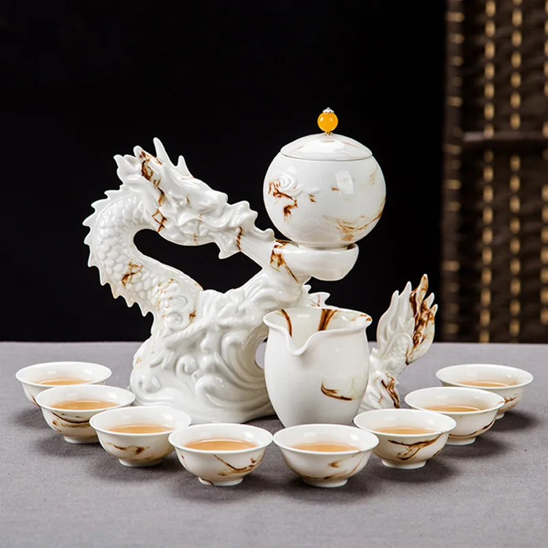 Chinese-Upscale-Automatic-ceramics-Tea-Set-Household-porcelain-Teaware ...