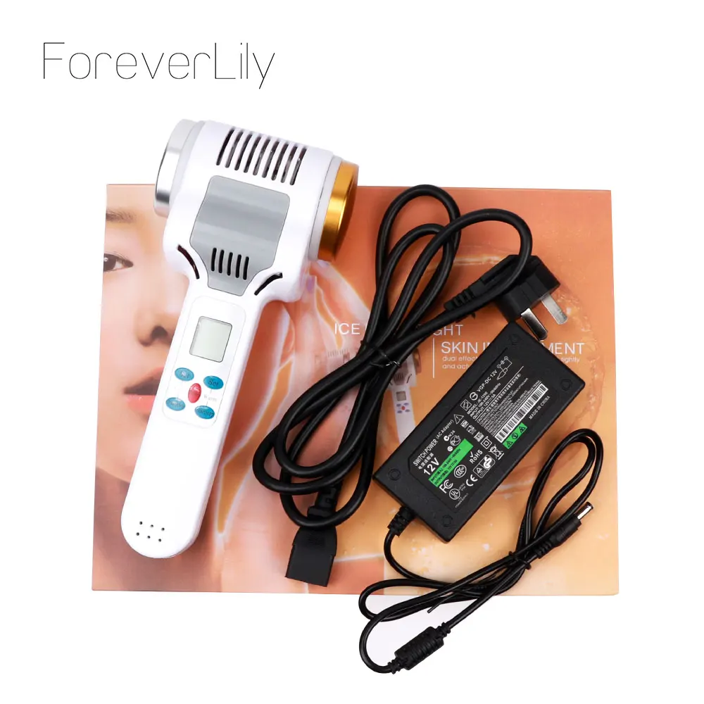 Ultrasound Hot Cold Hammer Cryotherapy Warm Ice Heating Facial Skin ...