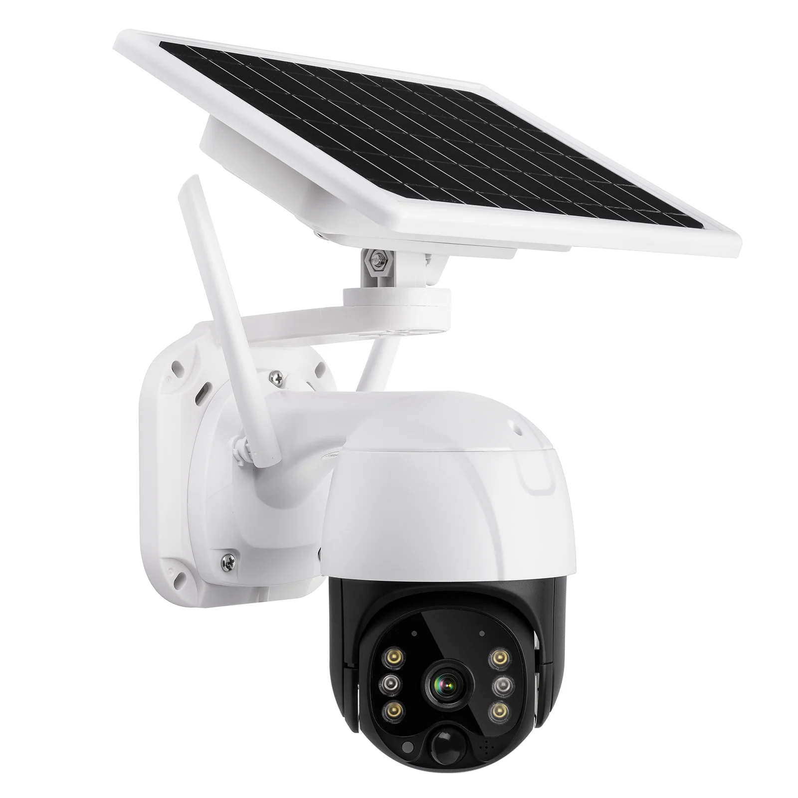 4g Sim Card Wifi Ip Ptz Camera 8w Solar Panel Rechargeable Battery ...