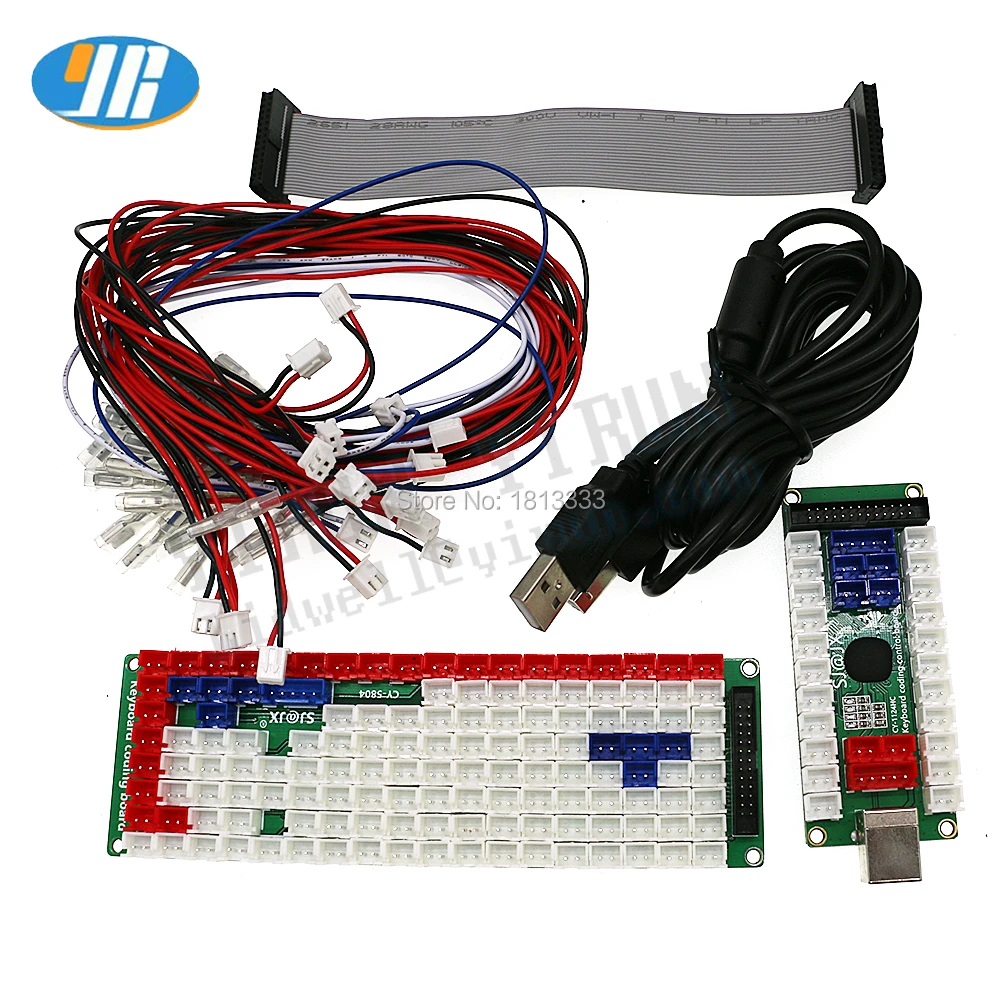 Pc Computer Android Tv Keyboard Ubs Encoder With Expansion Board 5v Led ...