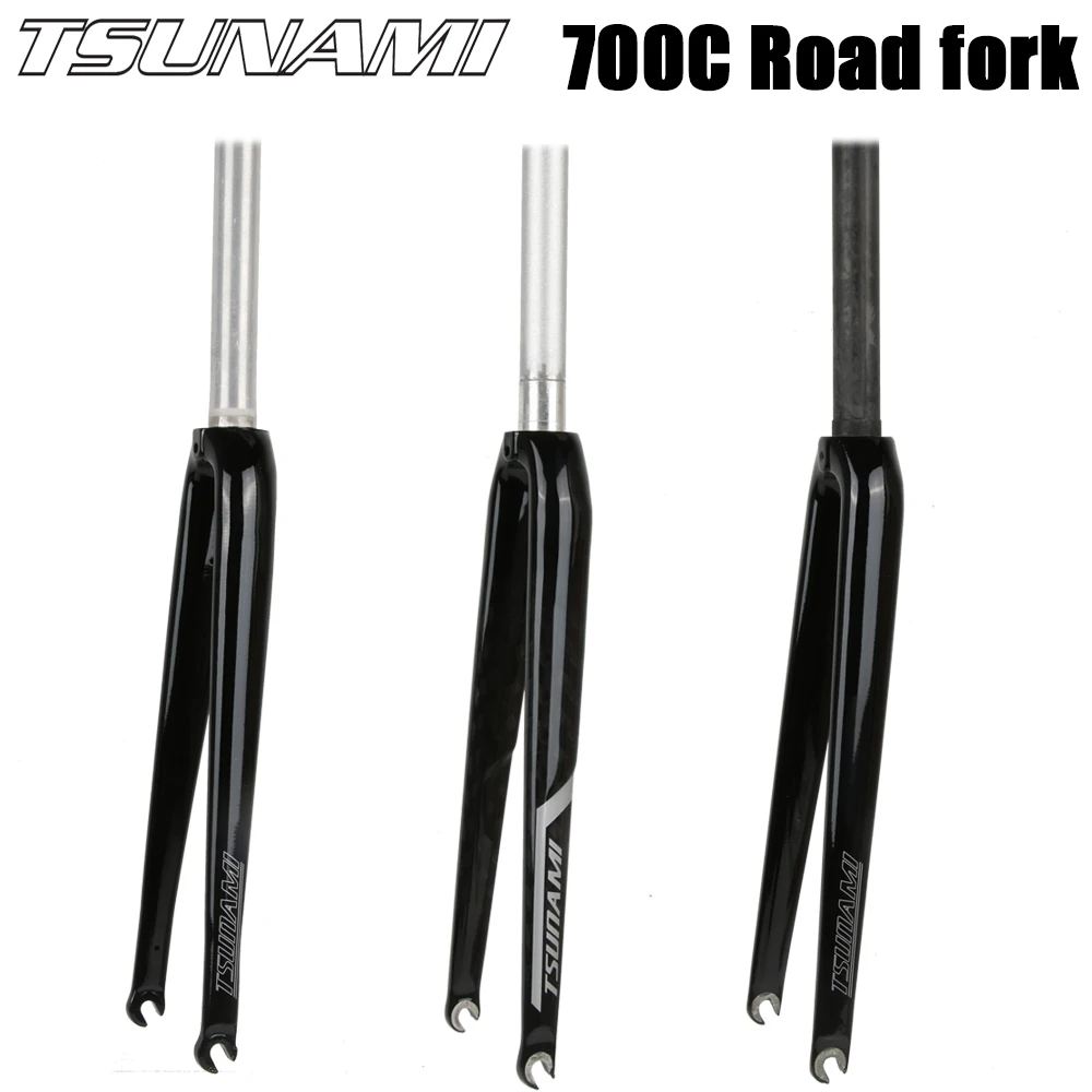 TSUNAMI SNM100 Seaboard CR01 Road Bicycle Front Fork All Aluminum Alloy ...