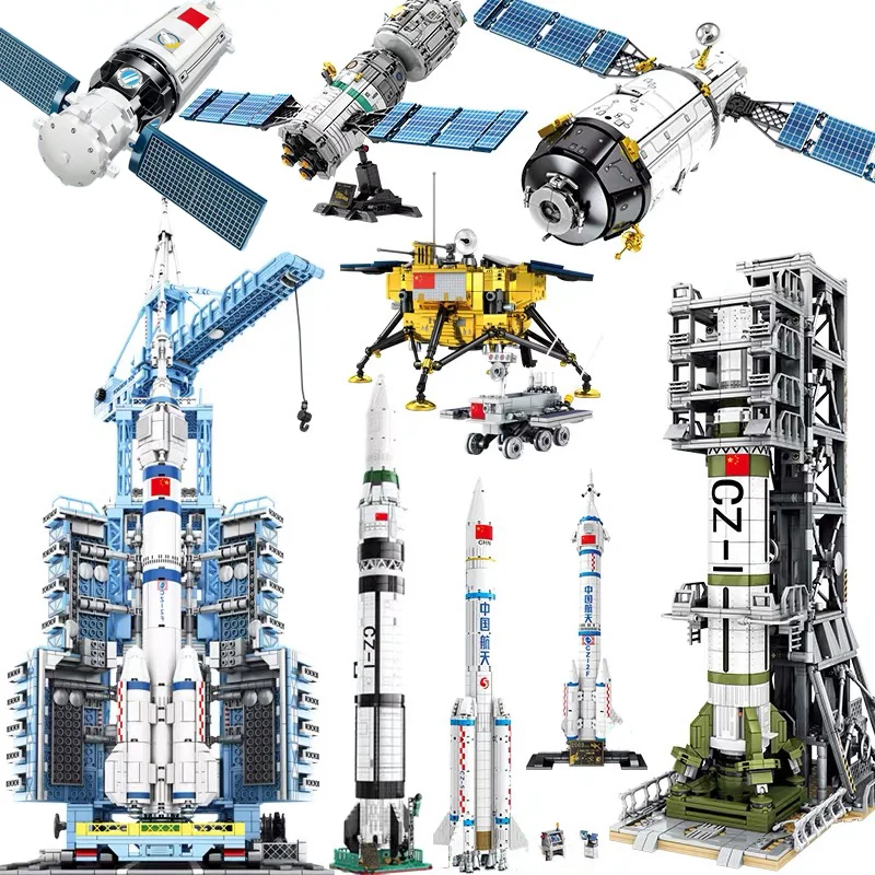 SEMBO-Block-City-Space-Rocket-Aerospace-Spaceship-Building-Blocks-Space ...