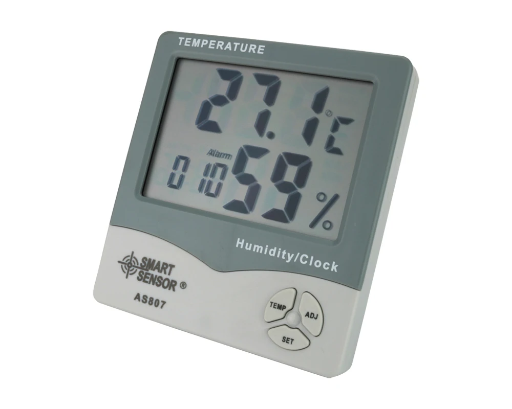 SMART SENSOR AR807/AS808/AR867/AS807 Temperature-Humidity Clock