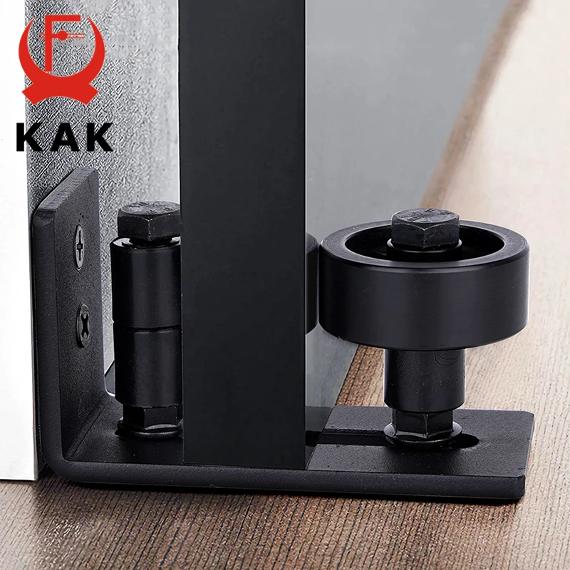 Kak 8 In 1 Sliding Door Slides Rails Barn Door Floor Guide Stay Roller ...