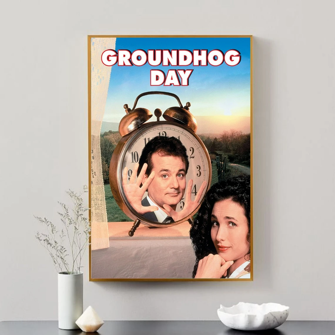 Groundhog Day Bill Murray Movie Poster