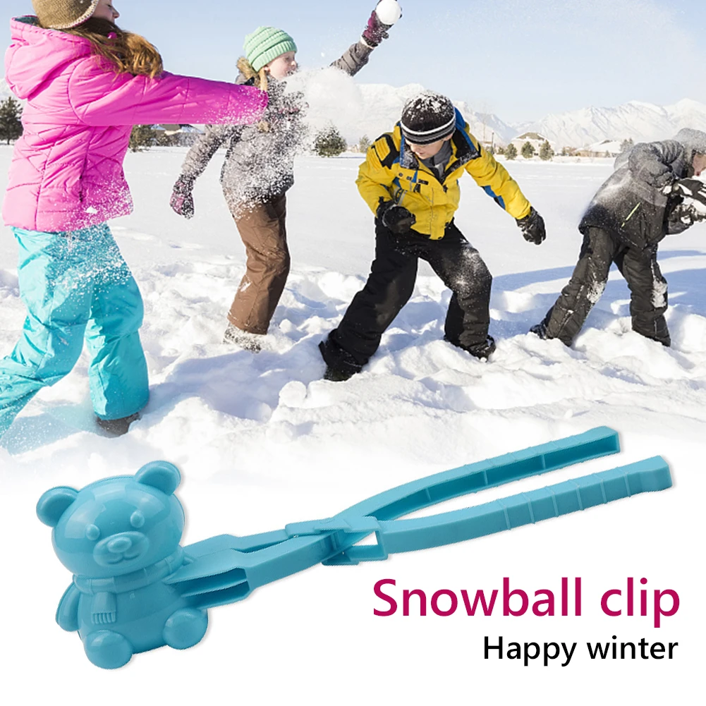 1pcs Snowman Duck Dinosaur Shape Snowball Maker Clip Tong Kid Winter ...
