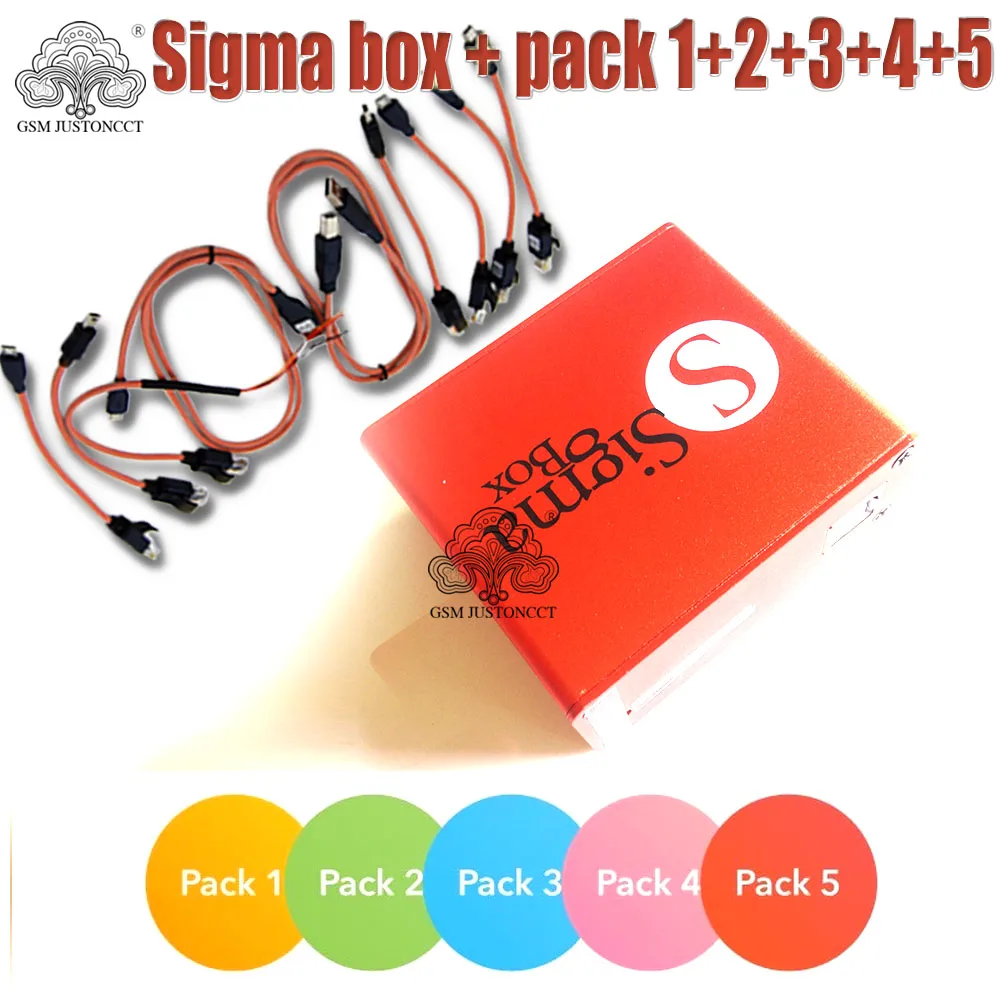 2022 Original New Sigma Box with 9 Cable Set + Sigma Pack +1+ 2 + 3 + 4 ...