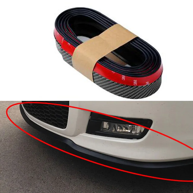 2.5m Soft Black Rubber Bumper Auto Rubber Mouldings Car Protector ...