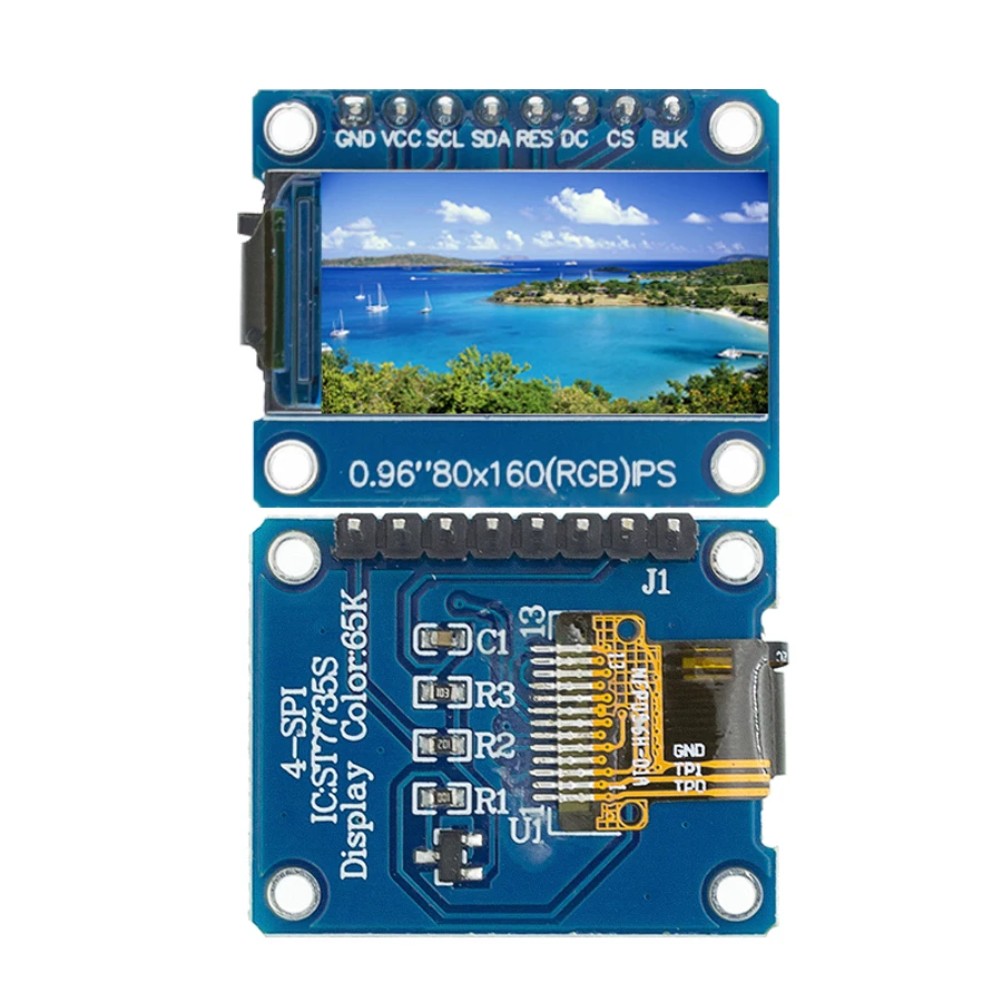 TFT Display 0.96/1.3/1.44/1.77/1.8/2.0/2.4/2.8 inch IPS 7P SPI HD 65K ...