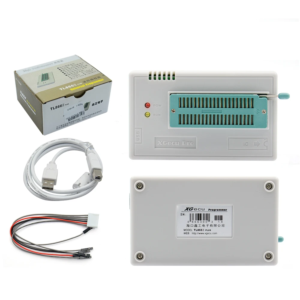 Programmateur BIOS universel USB TL866II Plus EEPROM PIC AVR TL866, 24 ...