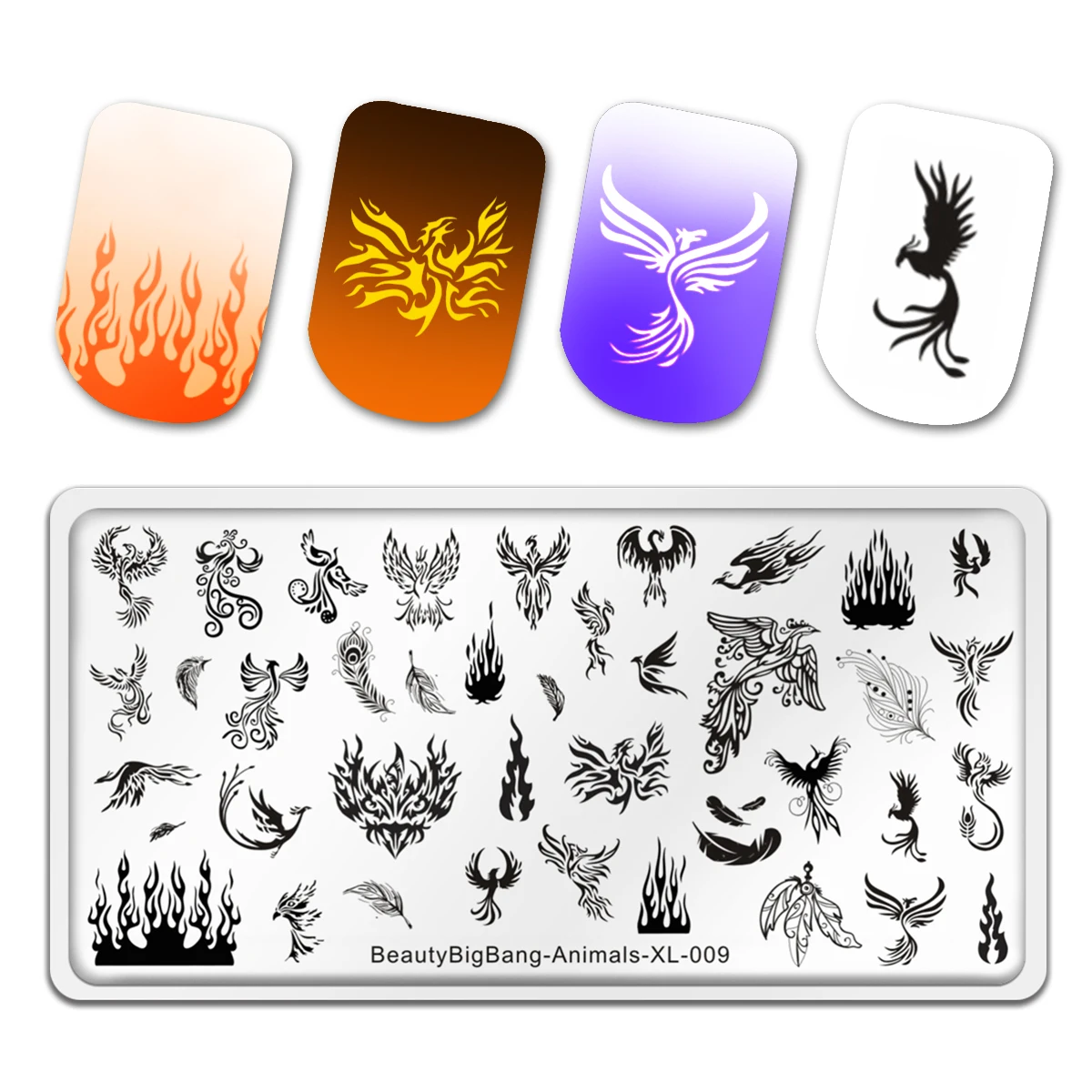Flame Animal Stencils