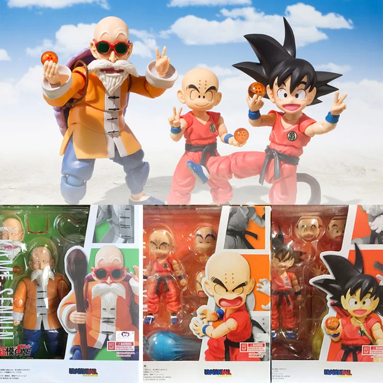 Modelo de Figuarts SHF Master, Roshi, Kame, Sennin, Klilyn, Son Gokou ...