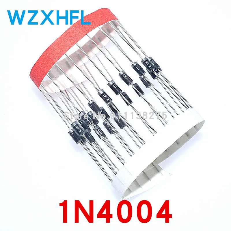 100PCS Rectifier Diode IN4004 1A 400V DO 41 1N4004|Diodes| - AliExpress
