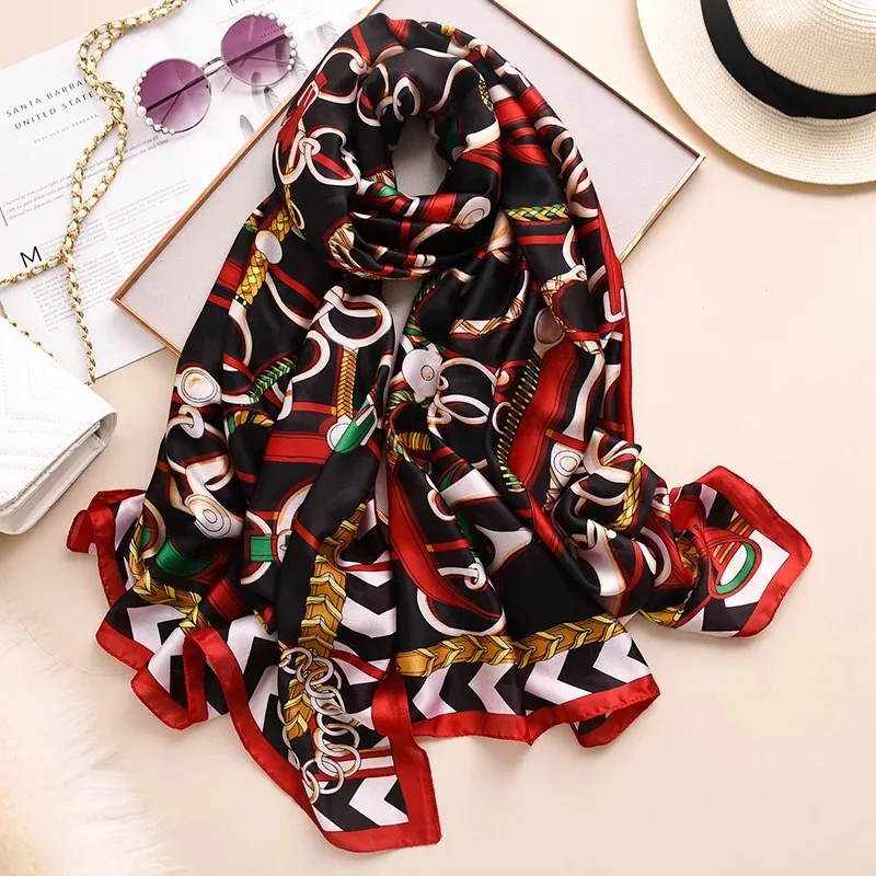 Luxury Brand 180*90cm Scarves Spring Autumn New Scarf Women Silk Shawl ...