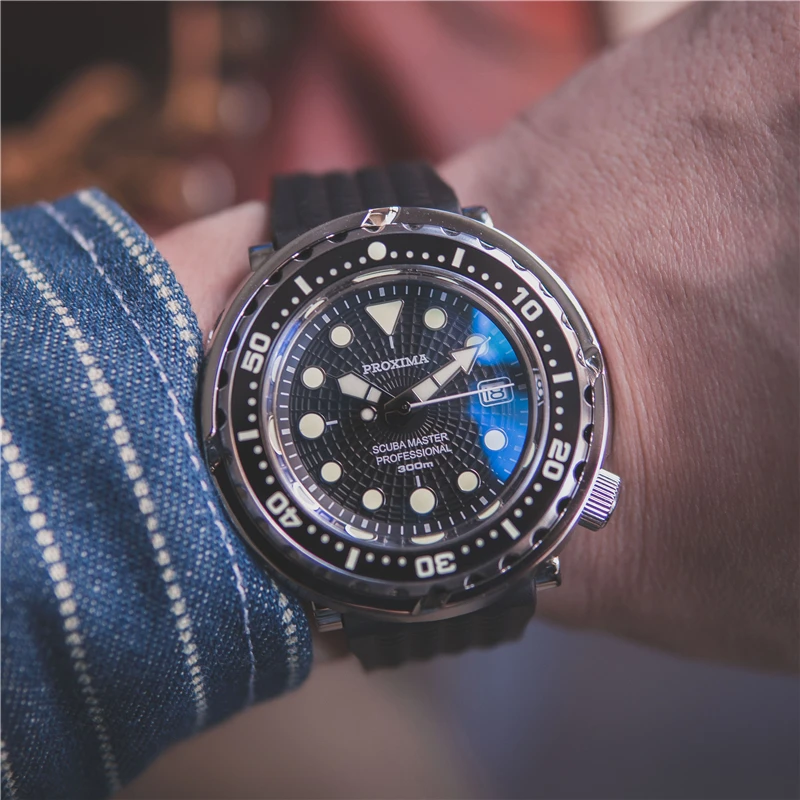Proxima-Tuna-Dive-Watch-C3-Full-Luminous-Surfing-Dial-NH35-Automatic ...