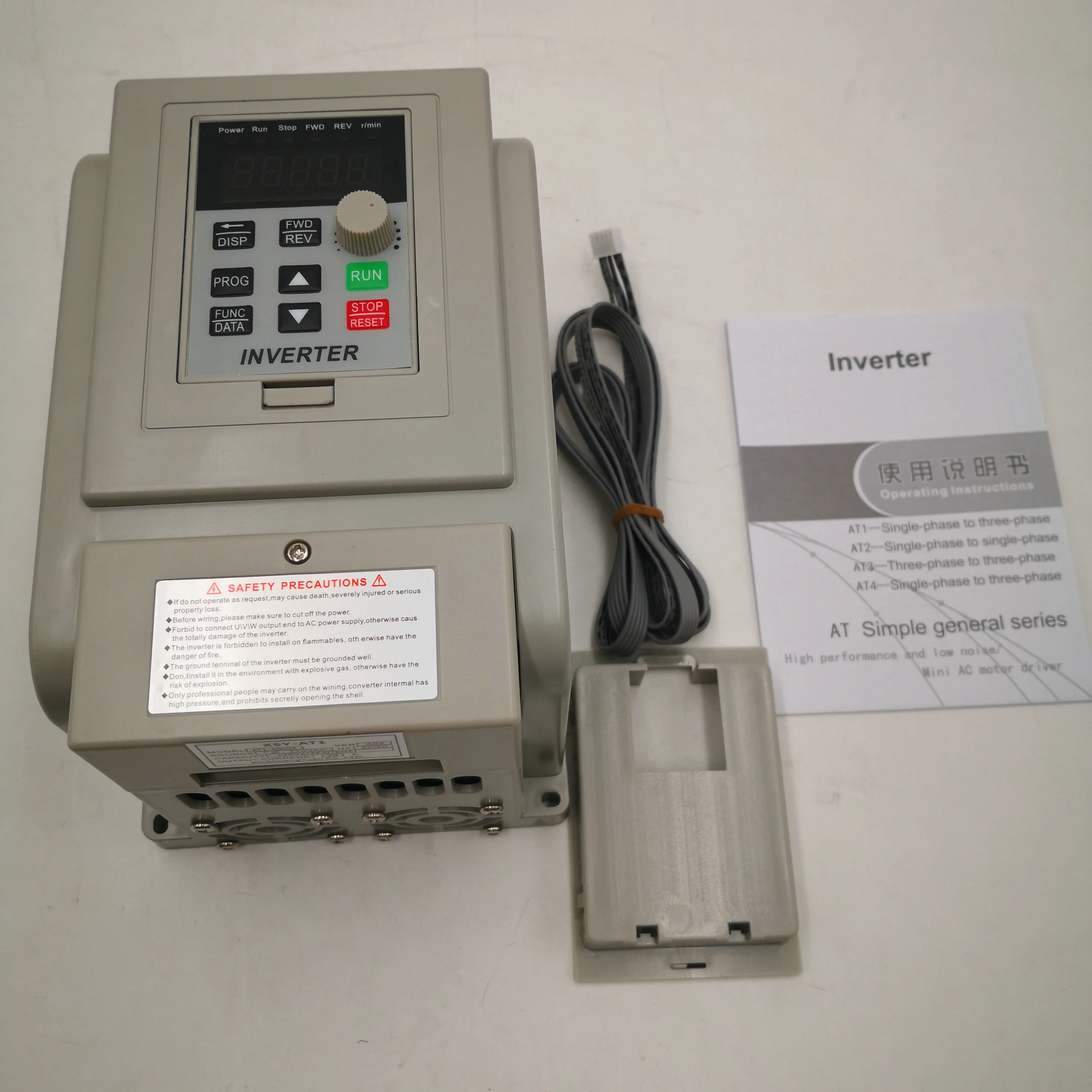 Vfd 1.5kw/2.2kw/4kw Inverter Xsy-at1 Frequency Converter Single-phase Input And 3-220v Output ...