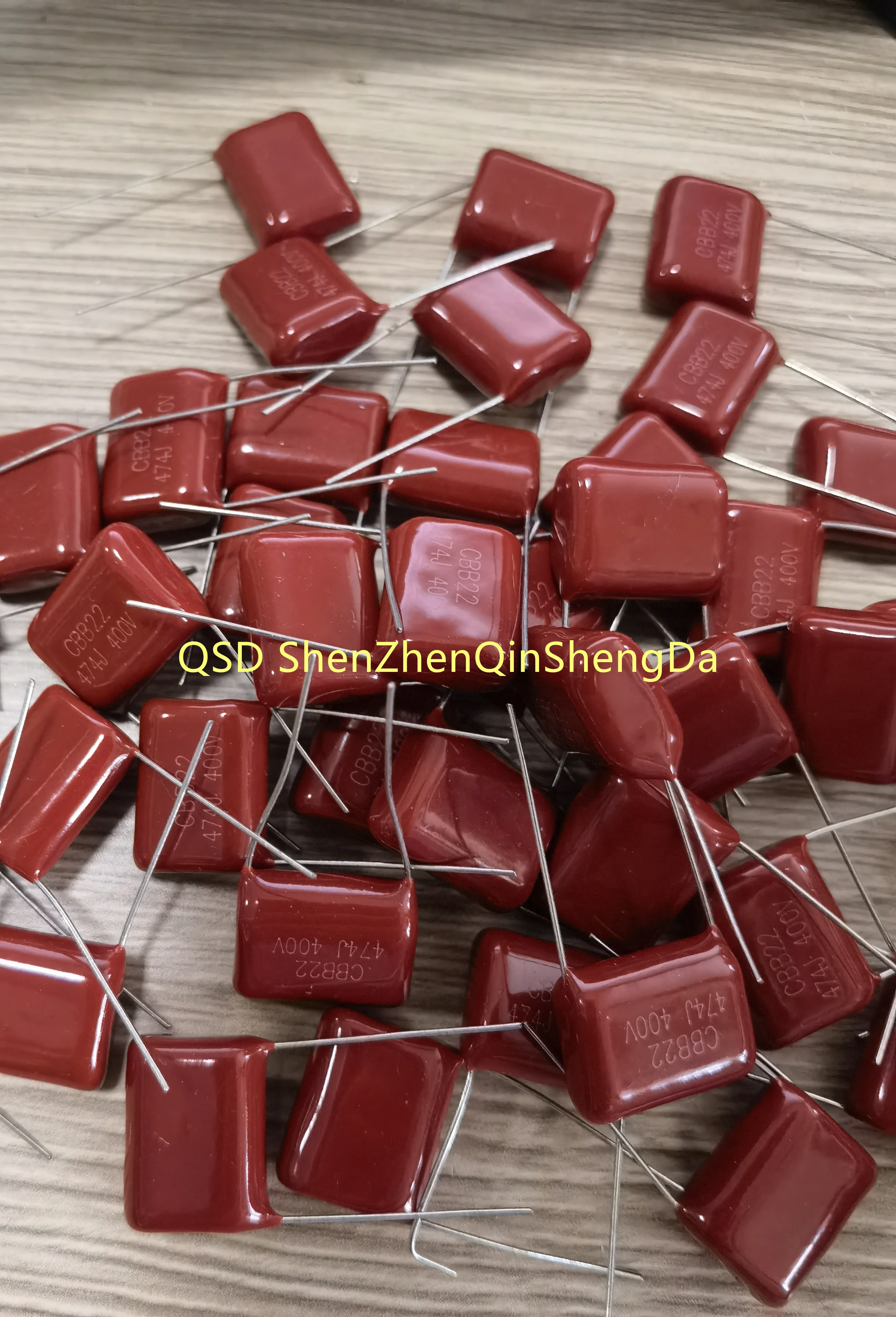 100pcs-CBB-capacitor-474-400V-474J-0-47uF-470nF-P15-CL21-Metallized ...