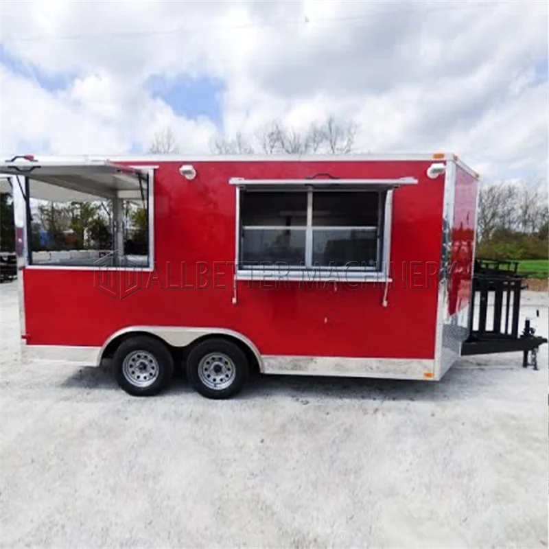 Custom-Size-Grill-Equipment-Mobile-Kitchen-Food-Van-Fast-Food-Truck ...