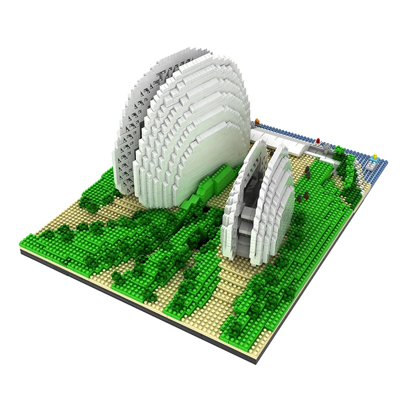 Architecture block set Landmarks Taj Mahal Palace Model Building Blocks ...