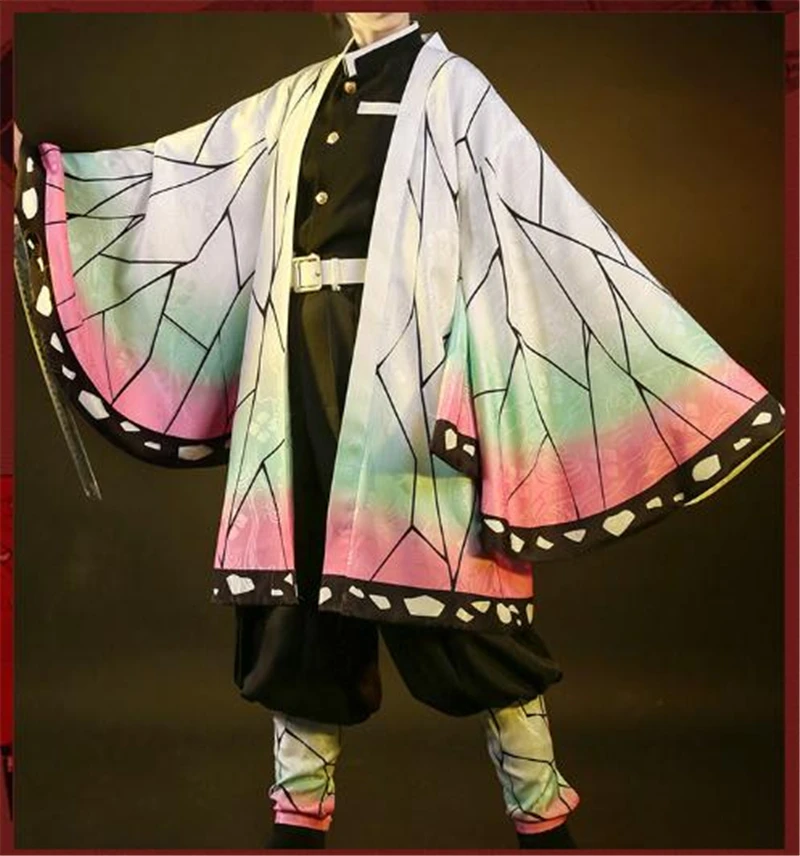Kimetsu no Yaiba Cosplay Costyume Demon Slayer Kochou Shinobu Uniforms ...